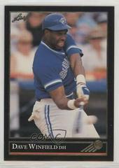 Dave Winfield [Gold] #171 Prices | 1992 Leaf | Baseball Cards