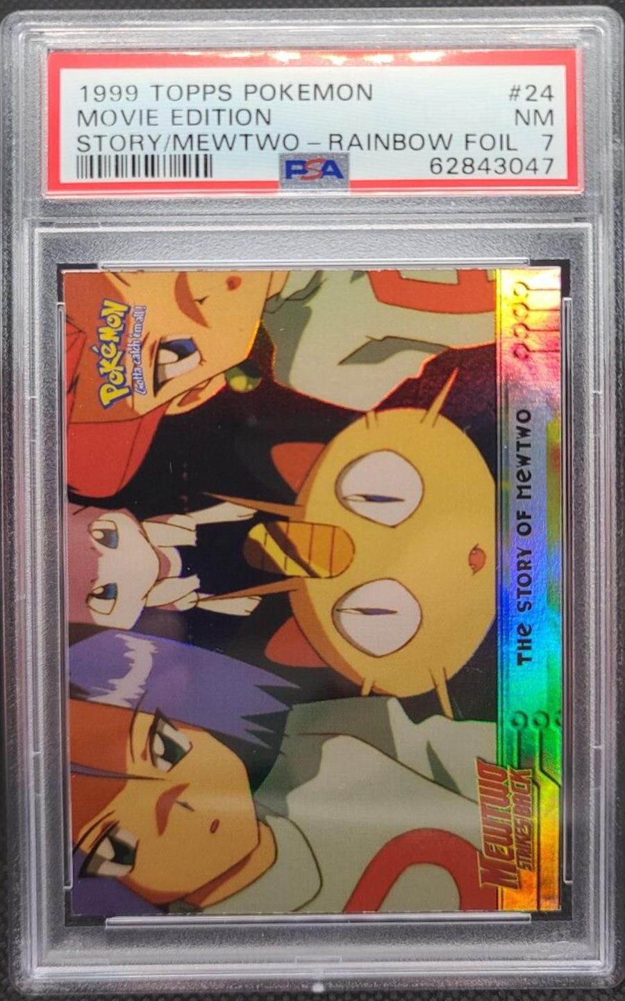 Story of Mewtwo [Rainbow Foil] #24 Prices | Pokemon 1999 Topps Movie ...