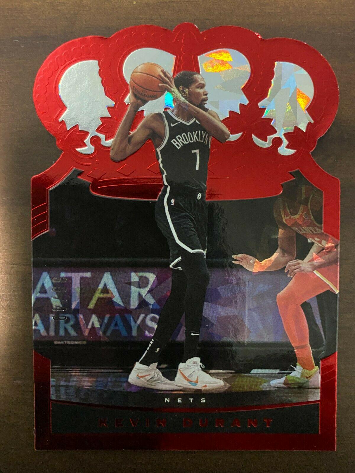 Kevin Durant [Crystal Red] #20 Prices | 2020 Panini Crown Royale ...