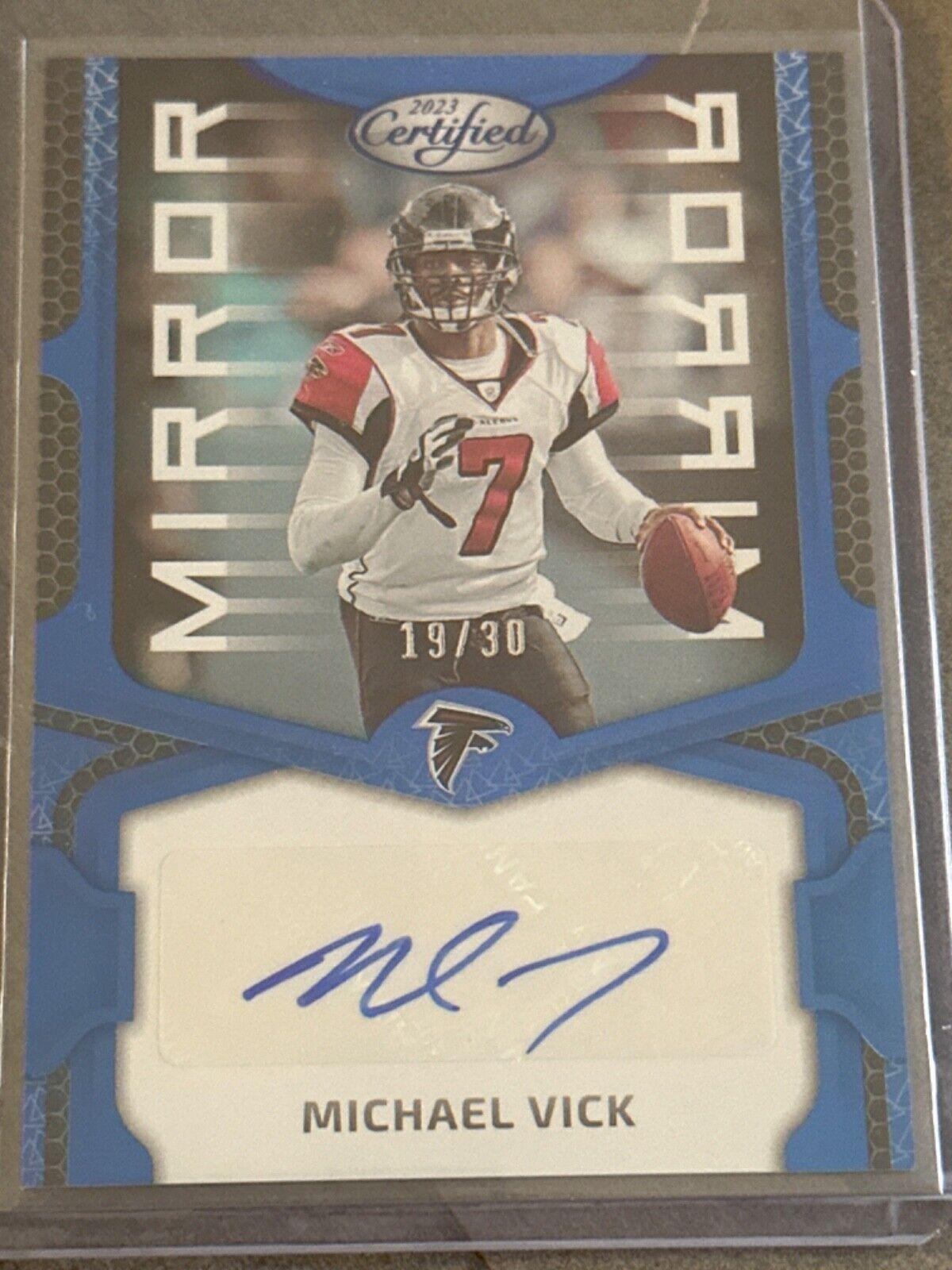 Michael Vick [Blue] #MS19 Prices | 2023 Panini Certified Mirror ...
