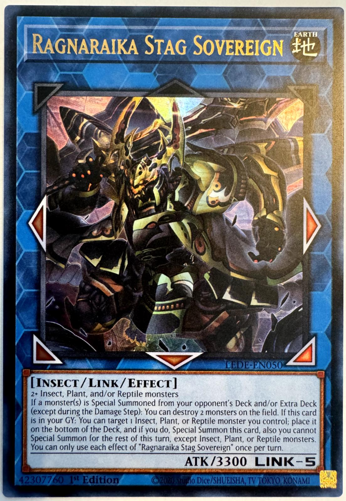 Ragnaraika Stag Sovereign LEDE-EN050 Prices | YuGiOh Legacy of Destruction | Yugioh Cards