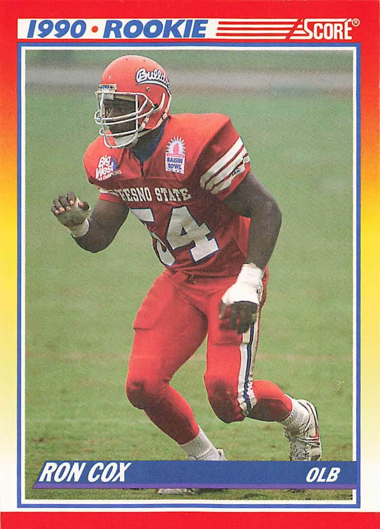 Ron Cox #647 Prices | 1990 Panini Score | Football Cards