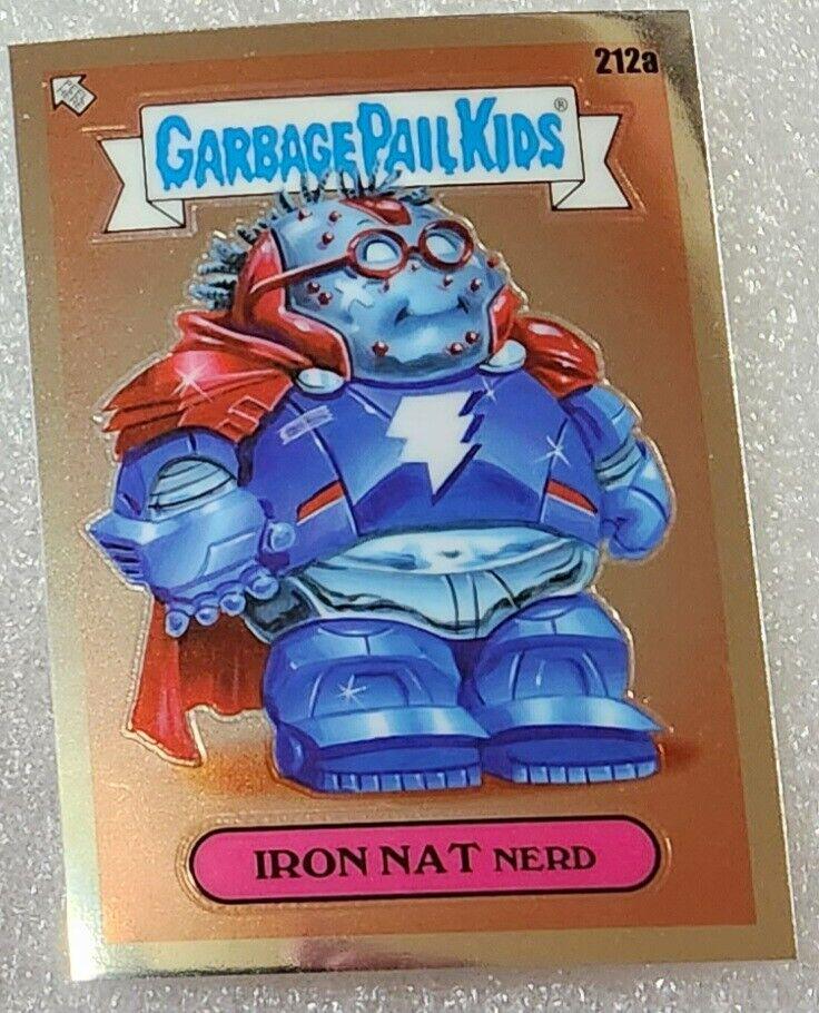 Iron NAT Nerd #212a Prijzen | 2022 Garbage Pail Kids Chrome | Garbage ...