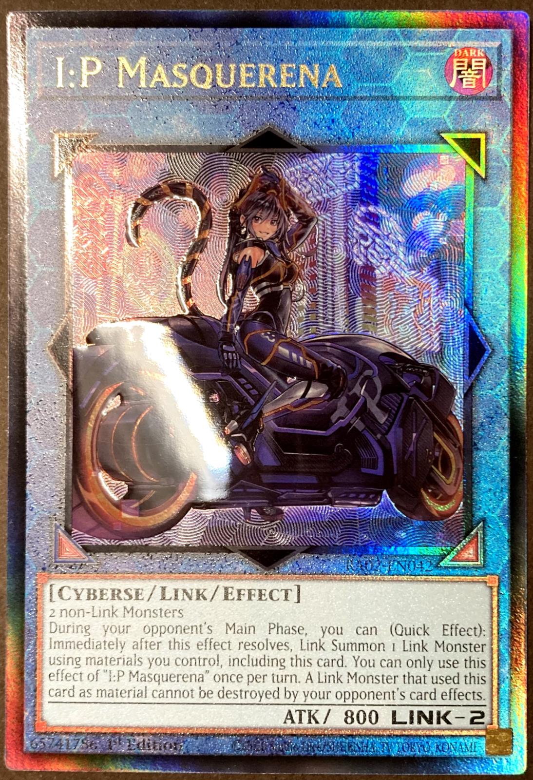 I:P Masquerena [Ultimate Rare] RA02-EN042 Prices | YuGiOh 25th Anniversary Rarity Collection II ...