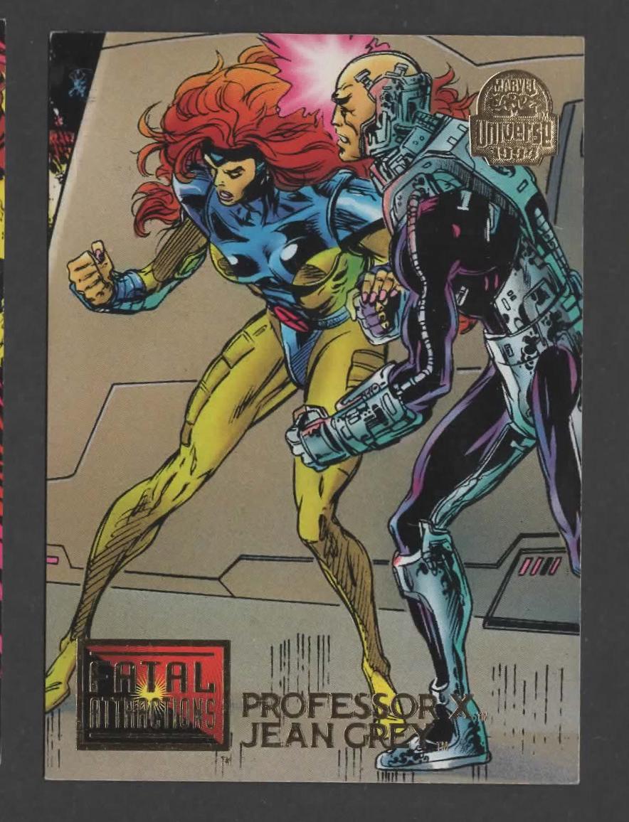 Professor X & Jean Grey #18 Prices | Marvel 1994 Universe | Marvel Cards