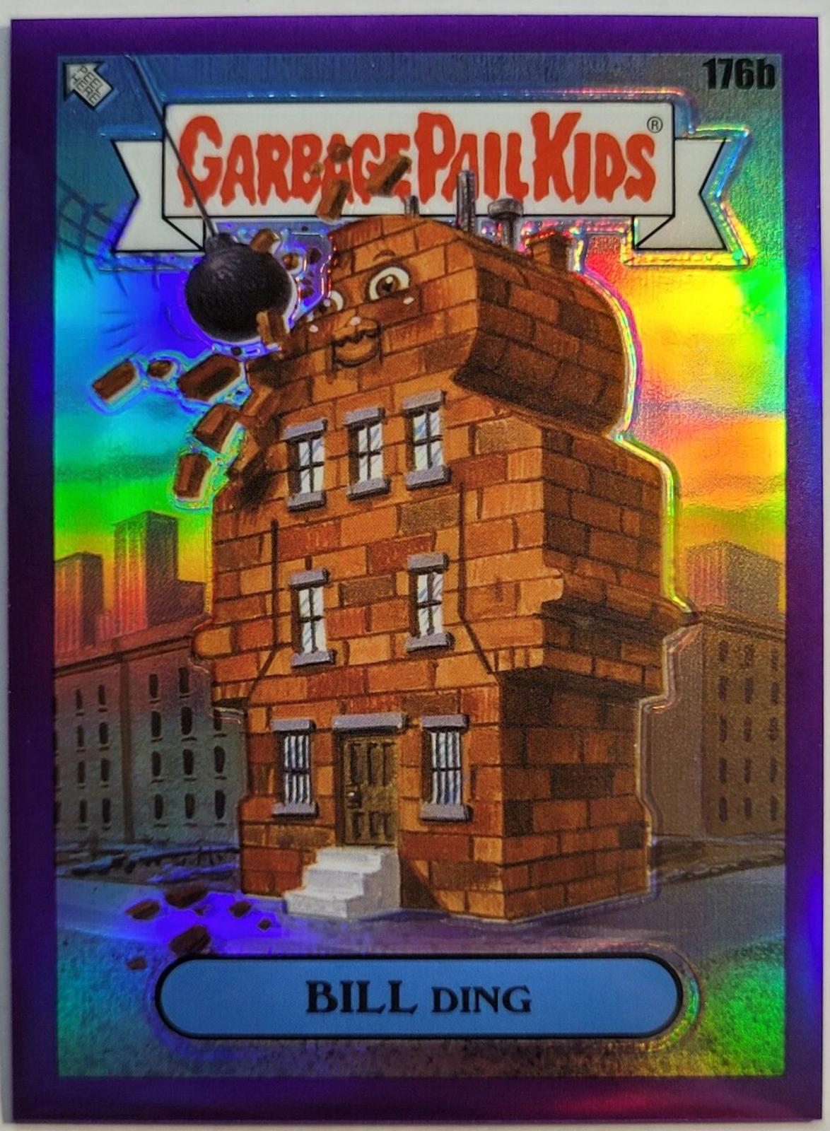 BILL Ding [Purple Refractor] #176b Prices | 2022 Garbage Pail Kids ...