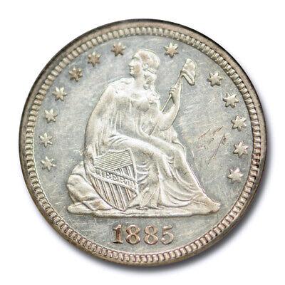 1885 Seated Liberty Quarter Prices | Ungraded, NGC, PCGS Values