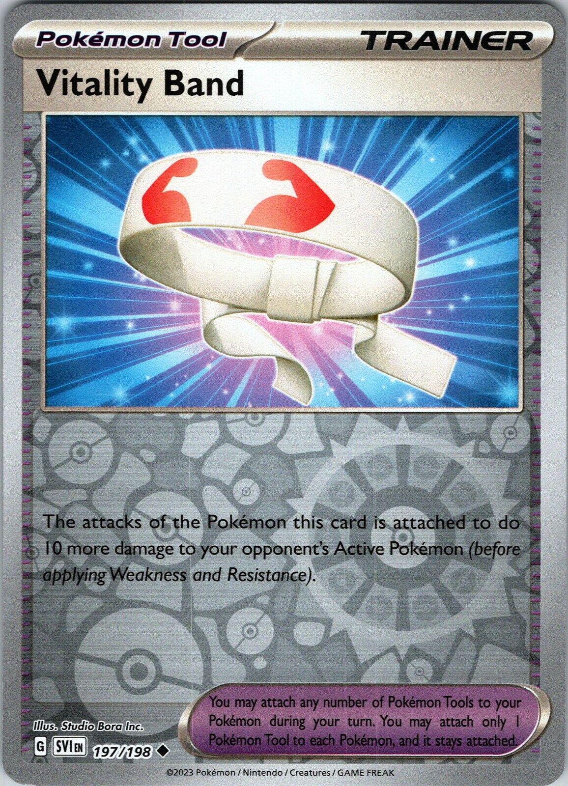 Vitality Band [Reverse Holo] #197 Prices | Pokemon Scarlet & Violet ...