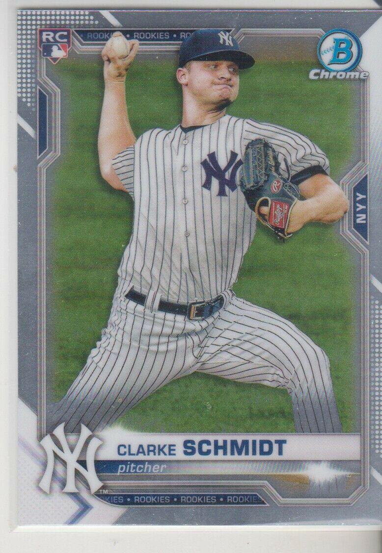 Clarke Schmidt #33 Prices [Rookie] | 2021 Bowman Chrome | Baseball Cards