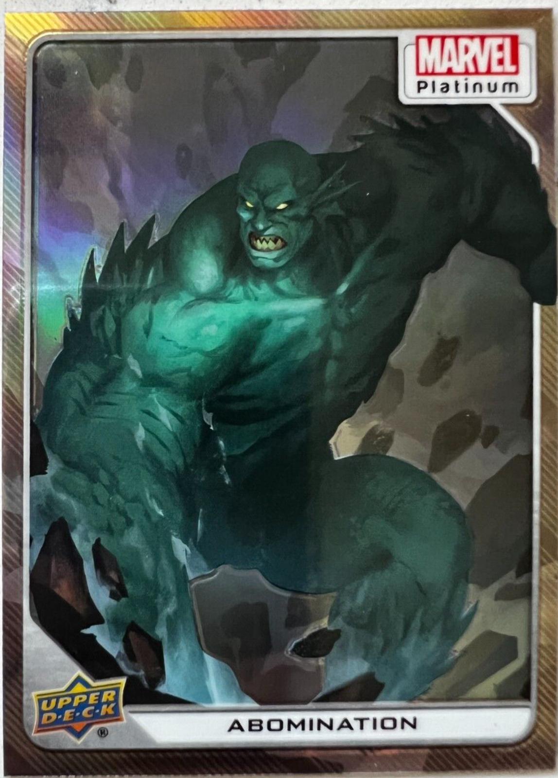 Abomination [Rainbow] #81 Prices | Marvel 2023 Upper Deck Platinum | Marvel Cards