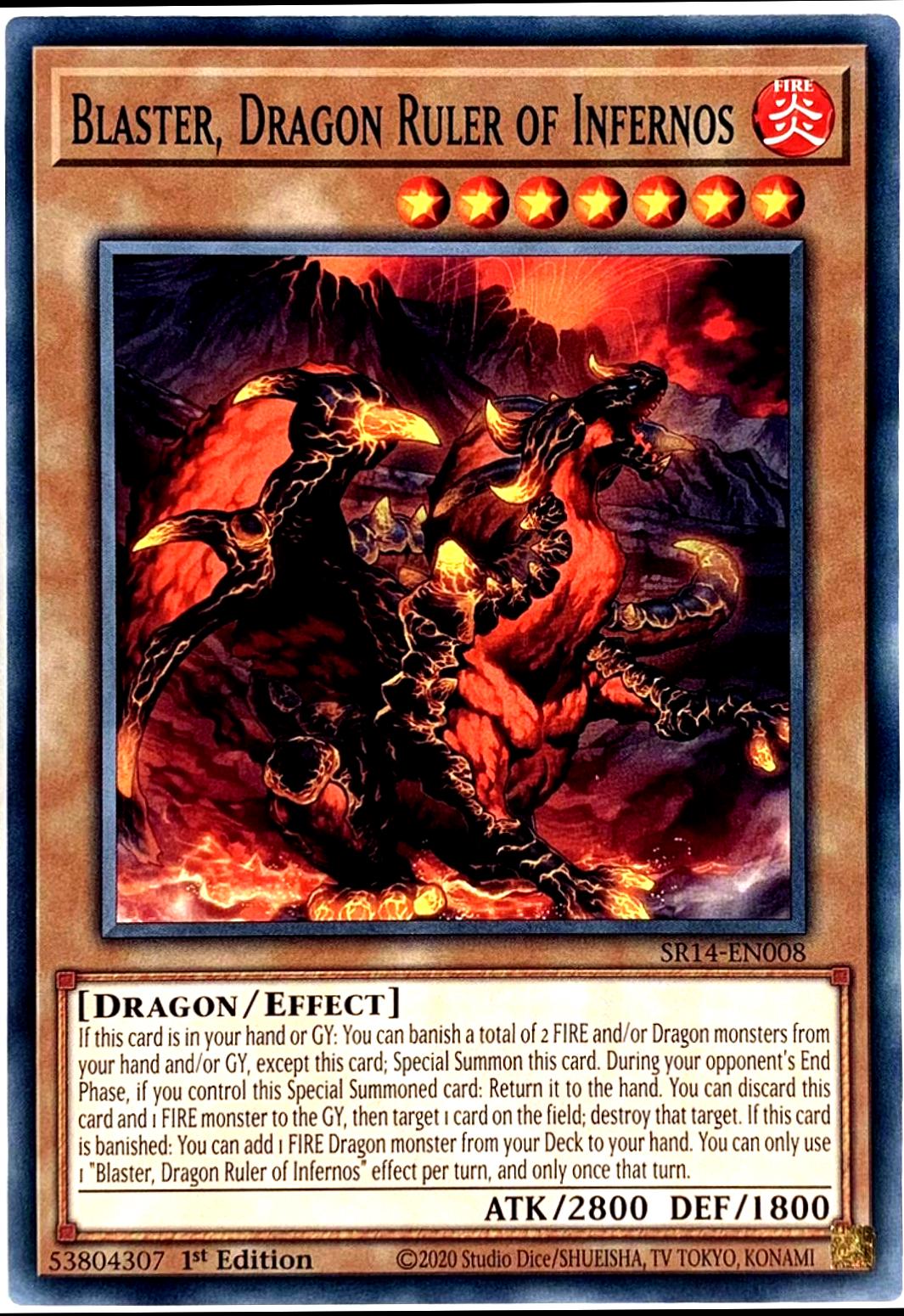 Blaster, Dragon Ruler of Infernos SR14-EN008 Prices | YuGiOh Structure ...
