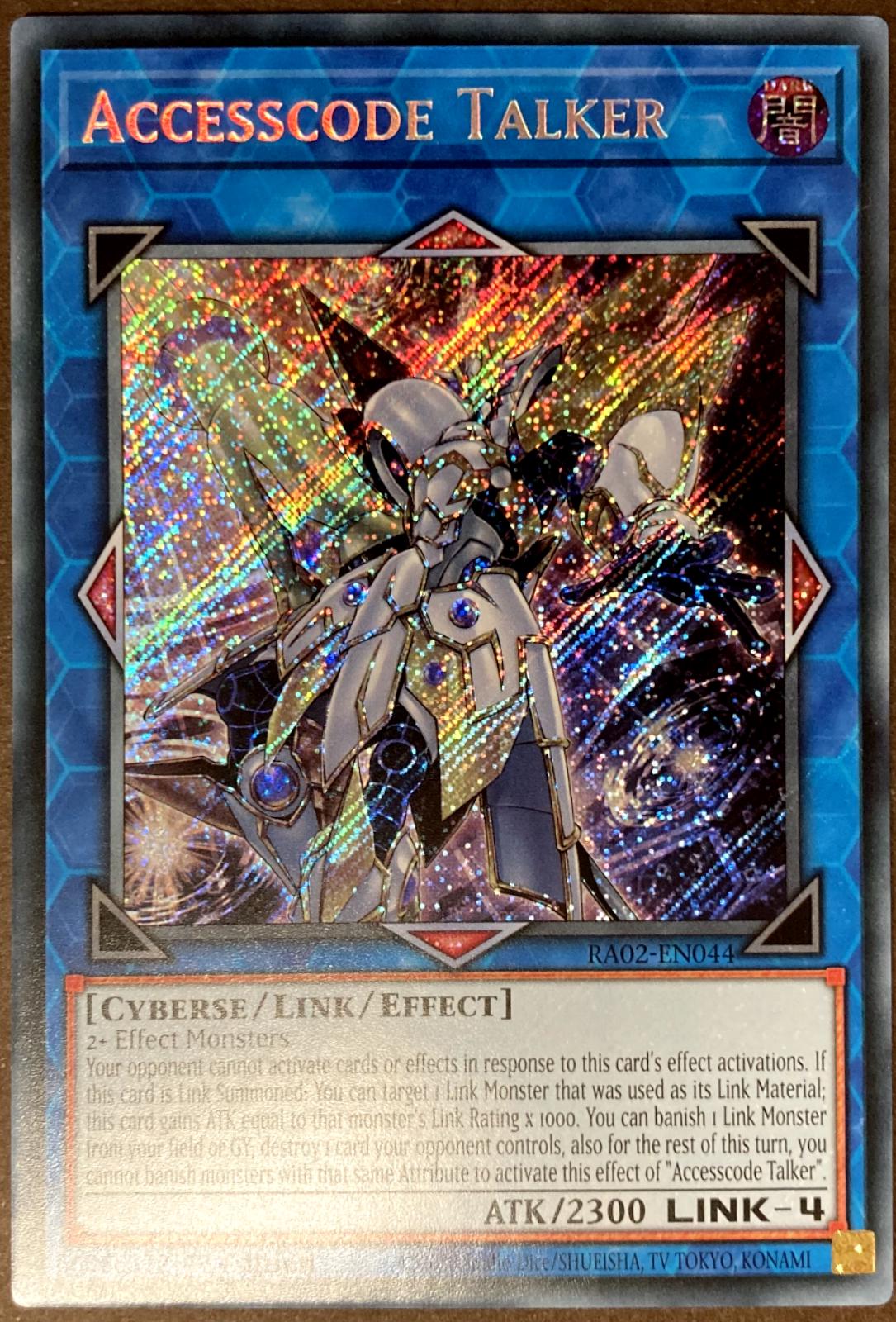 Accesscode Talker [Secret Rare] RA02-EN044 Prices | YuGiOh 25th ...