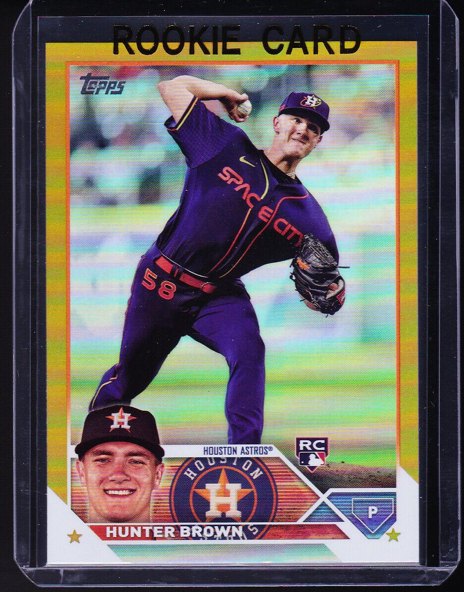 Hunter Brown [Gold Foil] #111 Prices [Rookie] | 2023 Topps | Baseball Cards