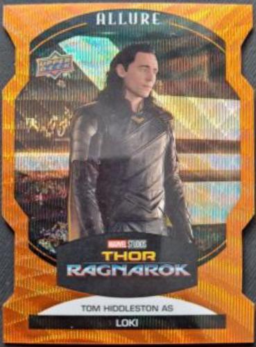 Tom Hiddleston as Loki [Orange Die Cut] #63 Prices | Marvel 2022 Allure ...