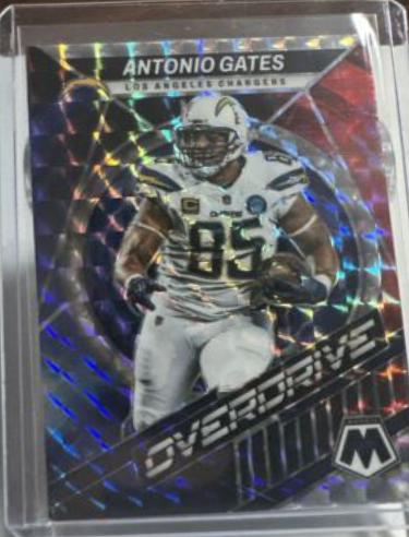 Antonio Gates [Silver] #OS-25 Prices | 2022 Panini Mosaic Overdrive ...