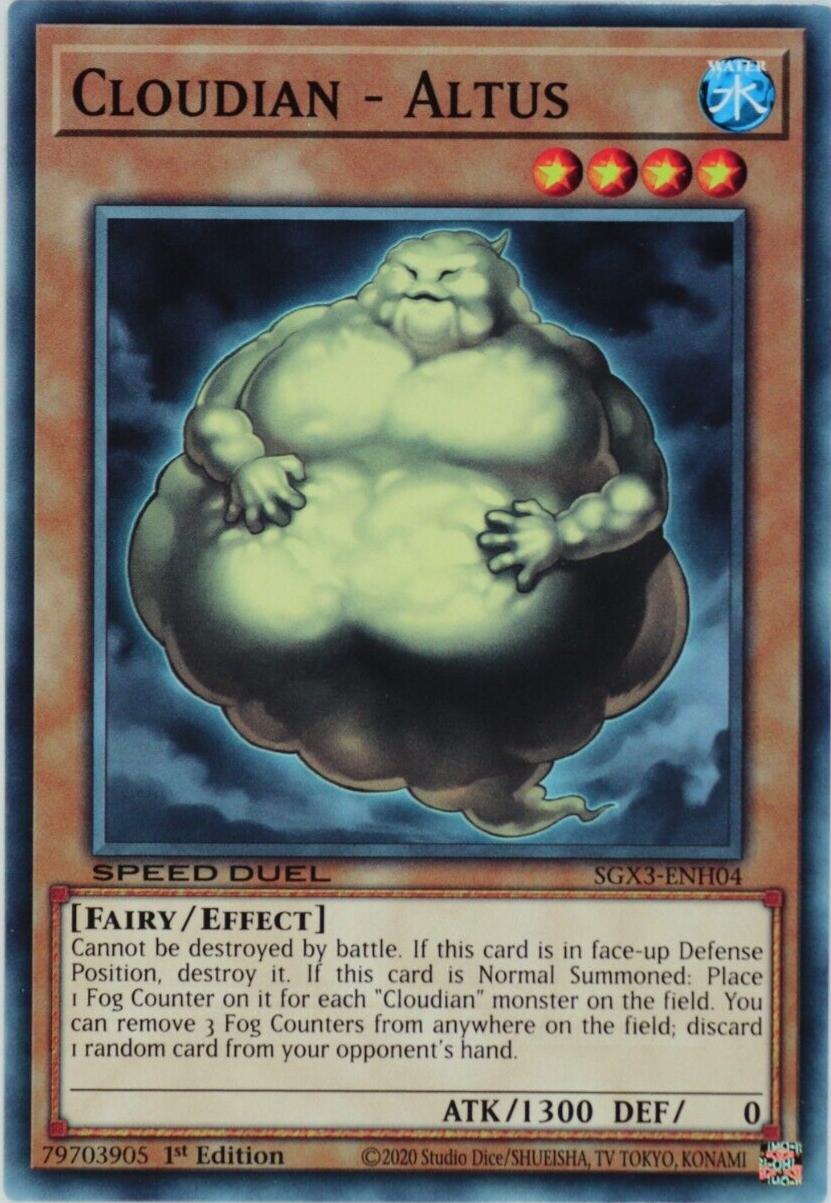 Cloudian - Altus SGX3-ENH04 Prices | YuGiOh Speed Duel GX: Duelists of ...