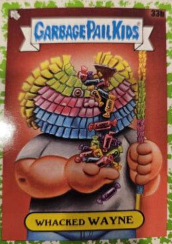 Whacked Wayne [Green] #33b Prices | Garbage Pail Kids at Play | Garbage ...