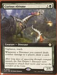 Curious Altisaur [Extended Art] #58 Prices | Magic Lost Caverns of ...