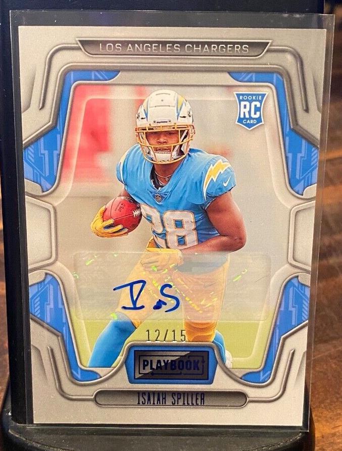 Isaiah Spiller [Signature Blue] #116 Prices | 2022 Panini Playbook ...
