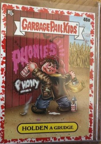 Holden A Grudge [Red] #46a Prices | Garbage Pail Kids Book Worms ...