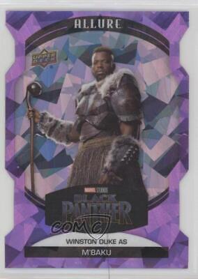 Winston Duke as M'Baku [Purple Die Cut] #70 Prices | Marvel 2022 Allure ...