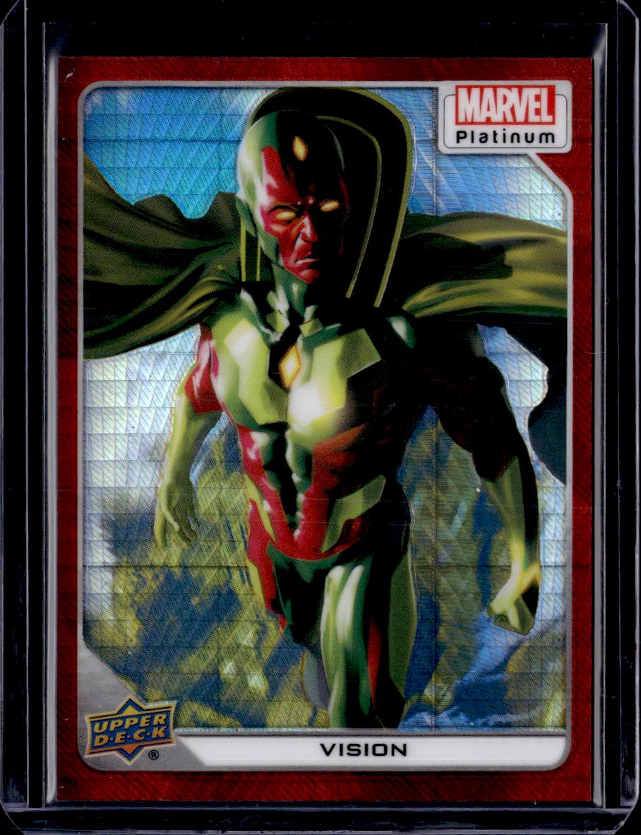 Vision [Red Prism] #16 Prices | Marvel 2023 Upper Deck Platinum ...
