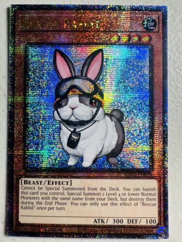 Rescue Rabbit [Quarter Century Secret Rare] RA02-EN008 Precios | YuGiOh ...
