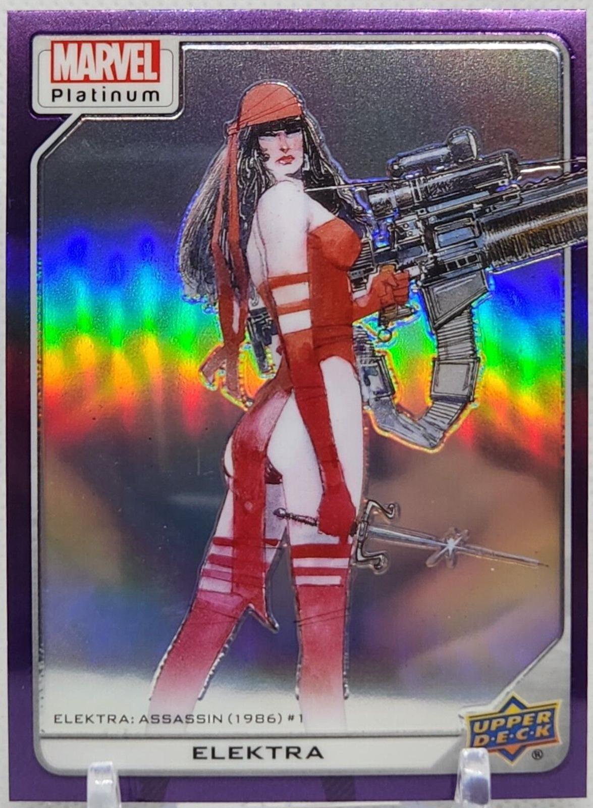 Elektra [Purple Rainbow] #103 Prices | Marvel 2023 Upper Deck Platinum ...