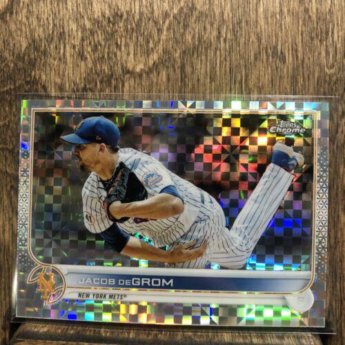 Jacob deGrom [Xfractor] #125 Prices | 2022 Topps Chrome | Baseball Cards