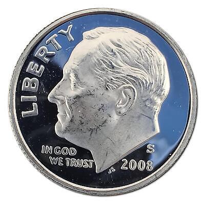 2008 S [SILVER PROOF] Roosevelt Dime Prices | Ungraded, NGC, PCGS Values
