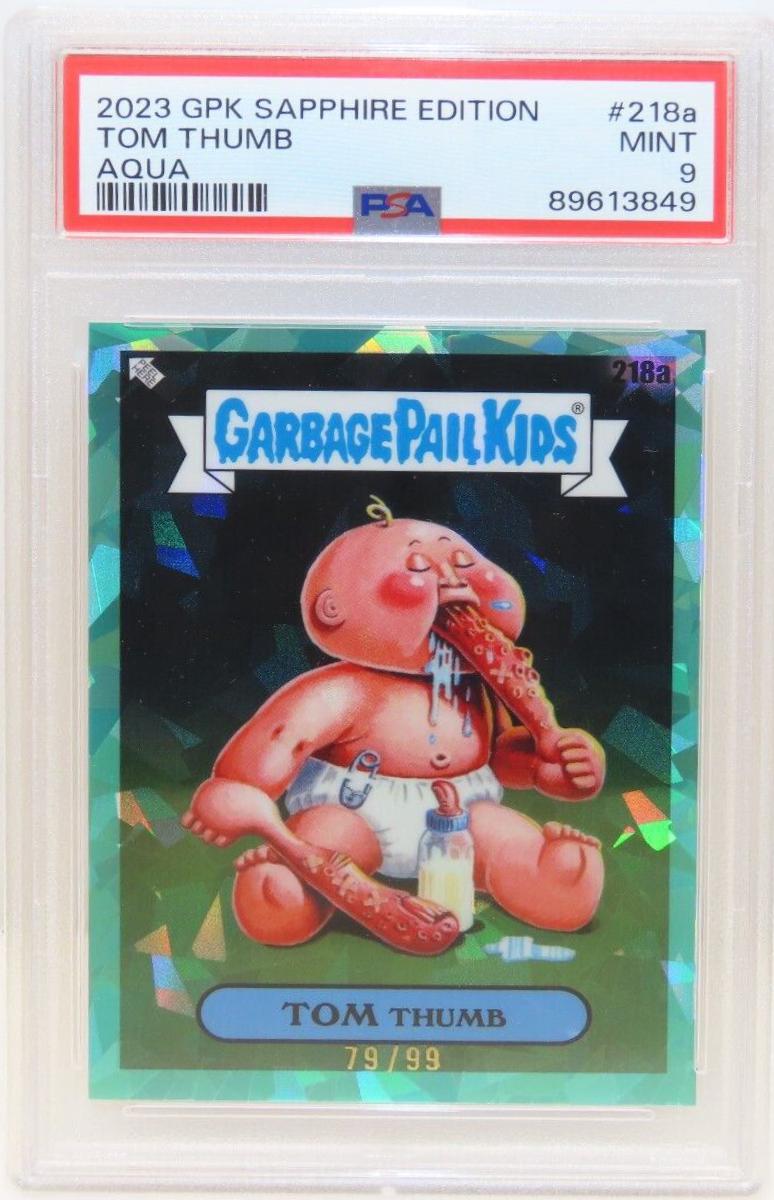 TOM Thumb [Aqua] #218a Prices | Garbage Pail Kids 2023 Sapphire | GPK Cards
