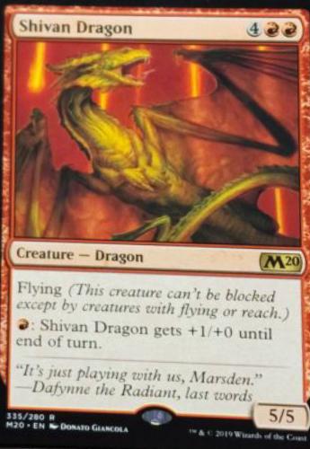Shivan Dragon Prices | Magic Core Set 2020 | Magic Cards