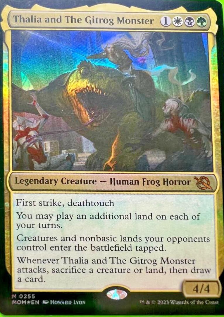 Thalia and The Gitrog Monster #316 Prices | Magic March of the Machine ...