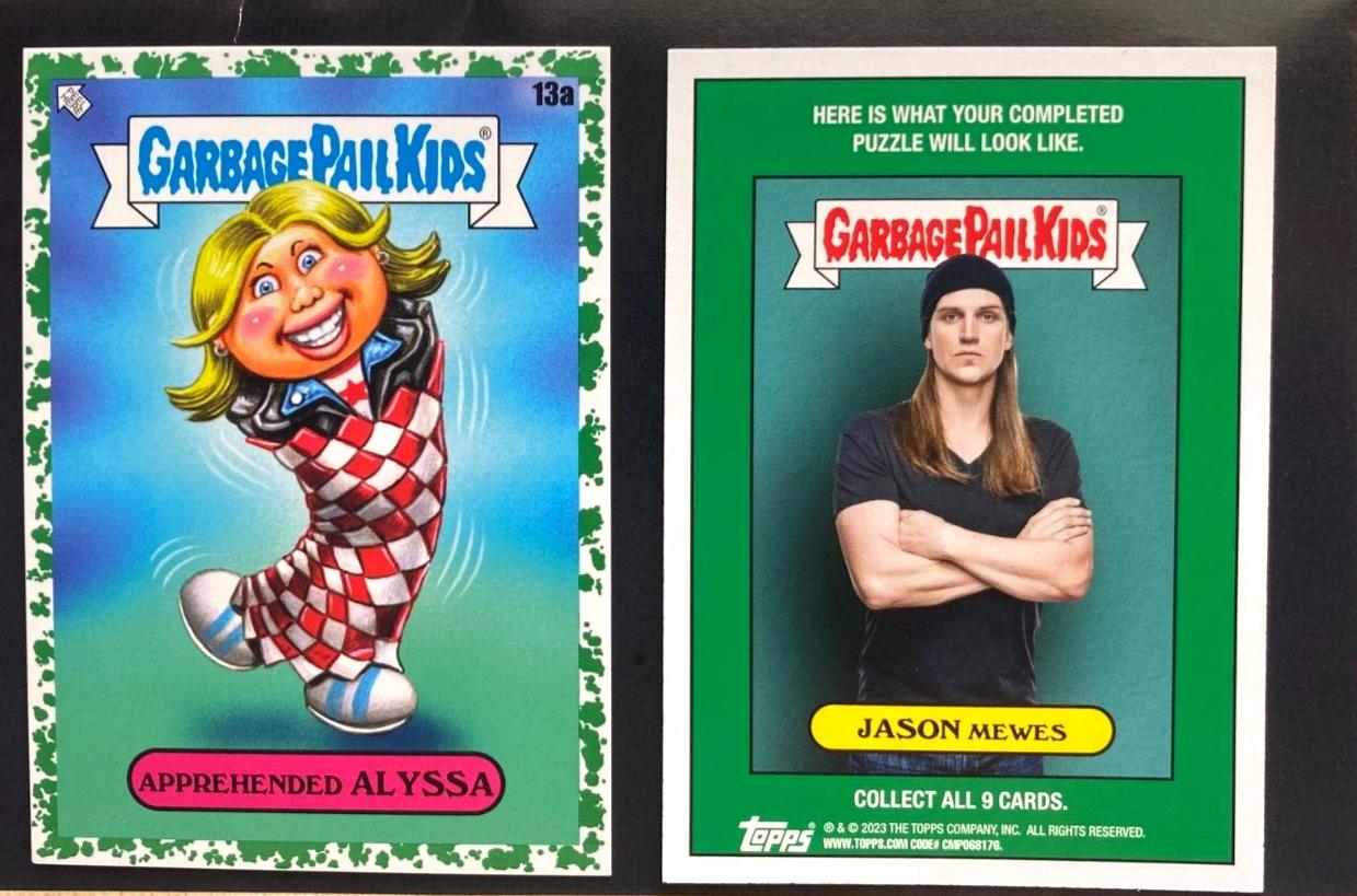 Apprehended ALYSSA [Green] #13a Prices | Garbage Pail Kids X View Askew ...