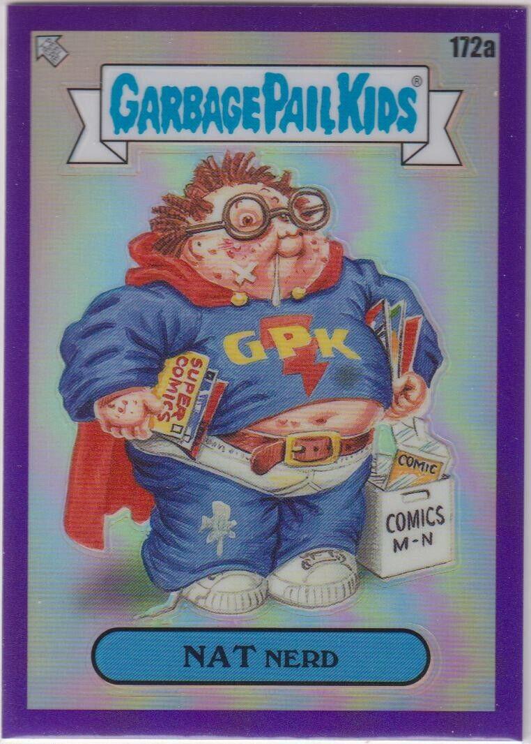 NAT Nerd [Purple Refractor] #172a Prices | 2022 Garbage Pail Kids ...