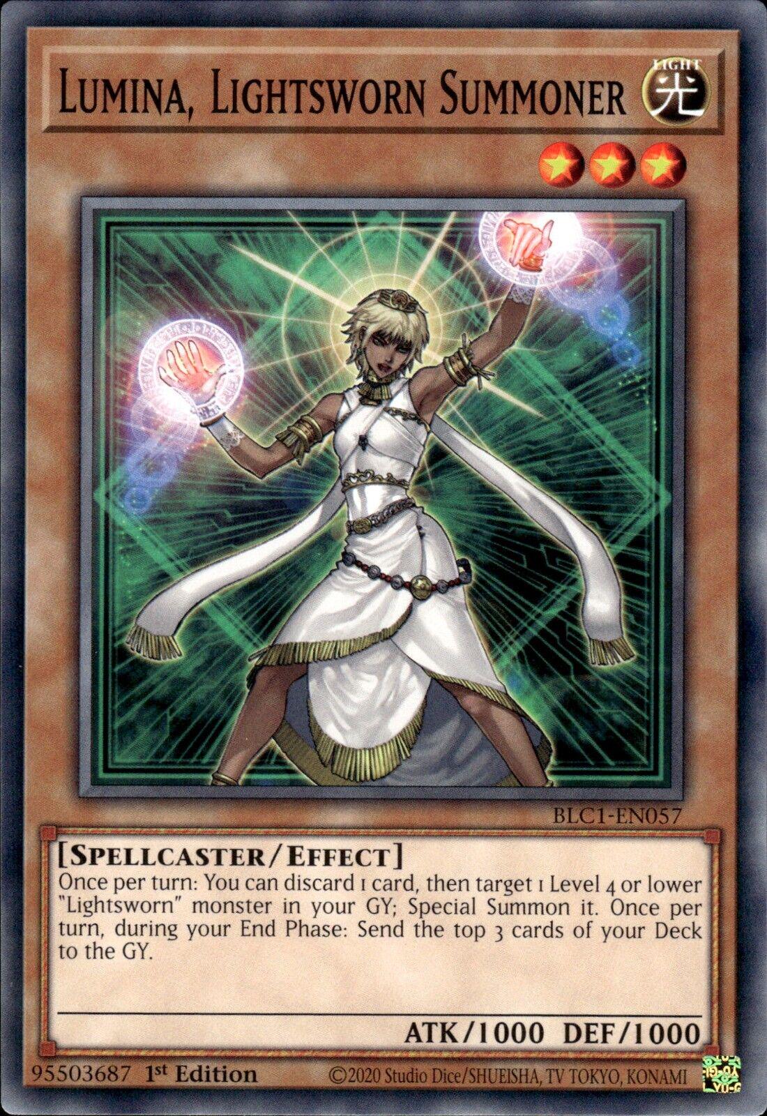 Lumina, Lightsworn Summoner [1st Edition] BLC1-EN057 Prices | YuGiOh ...