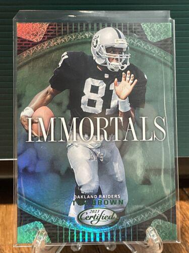 Tim Brown [Green] #I-8 Prices | 2023 Panini Certified Immortals ...