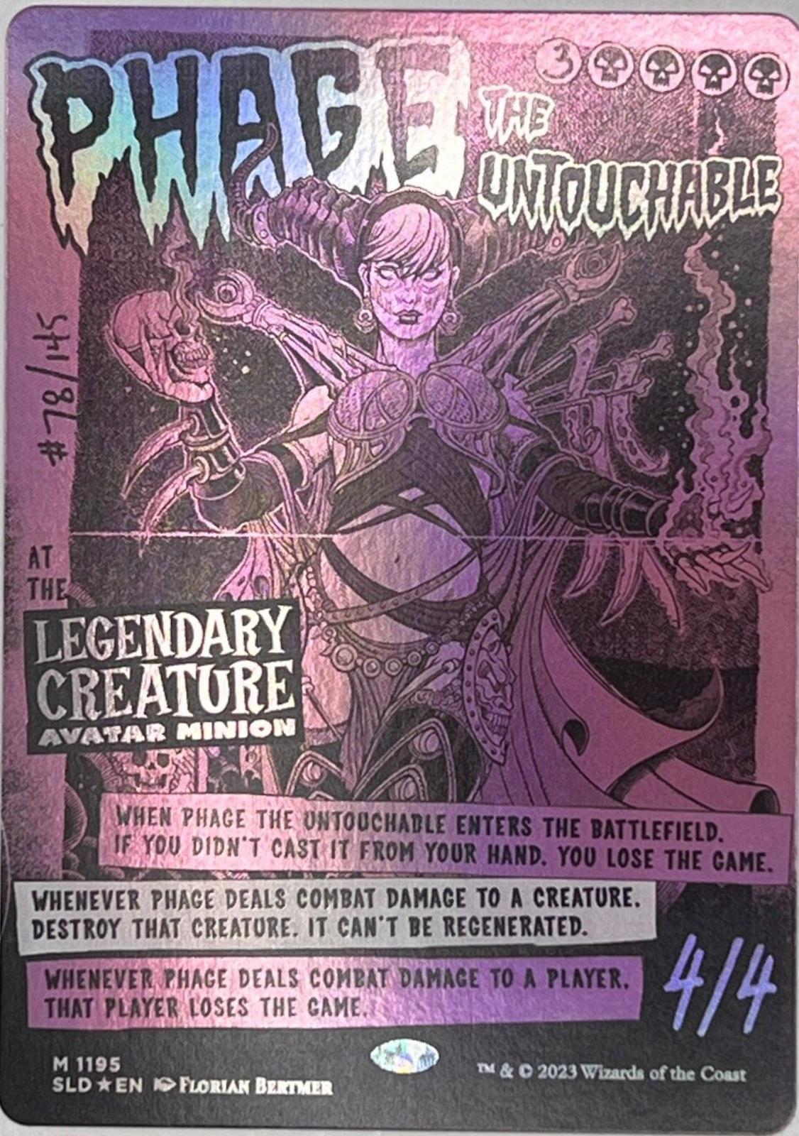 Phage the Untouchable #1195 Prices | Magic Secret Lair Drop | Magic Cards