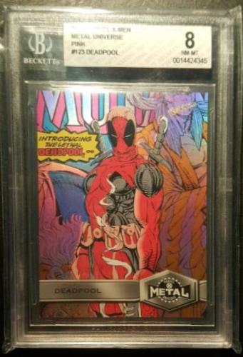 Deadpool [Pink] #123 Prices | Marvel 2021 X-Men Metal Universe | Marvel ...