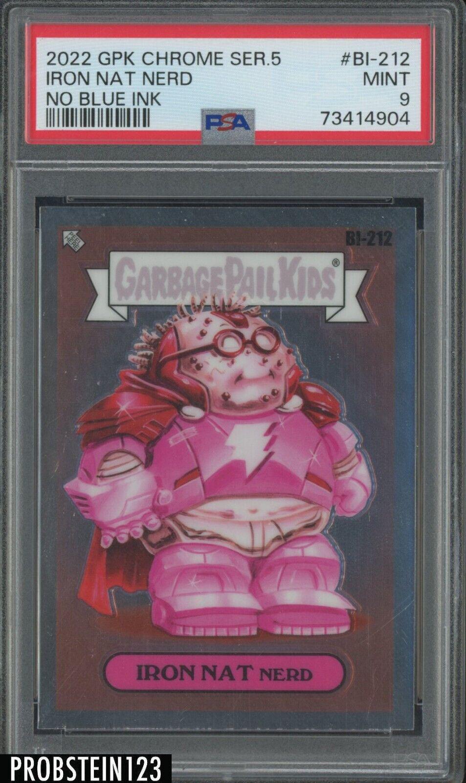 Iron NAT Nerd [No Blue Ink] #BI-212 Prices | 2022 Garbage Pail Kids ...