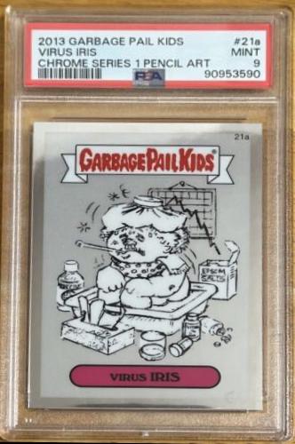 Virus IRIS [Pencil Art] #21a Prices | 2013 Garbage Pail Kids Chrome ...