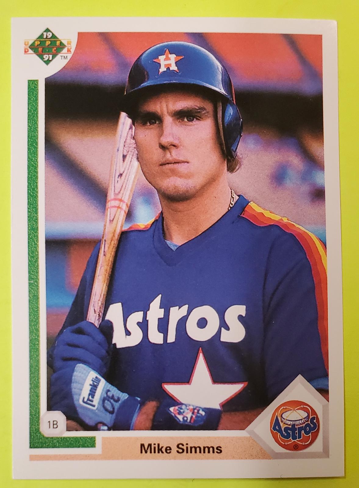 Mike Simms #664 Prices [Rookie] | 1991 Upper Deck | Baseball Cards