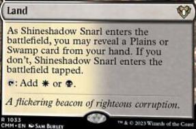 Shineshadow Snarl #1033 Prices | Magic Commander Masters | Magic Cards