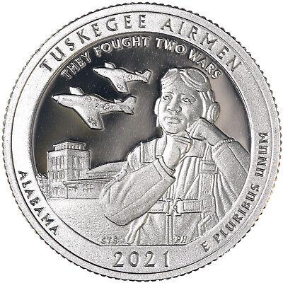 2021 S [TUSKEGEE AIRMEN PROOF] America the Beautiful Quarter Prices ...