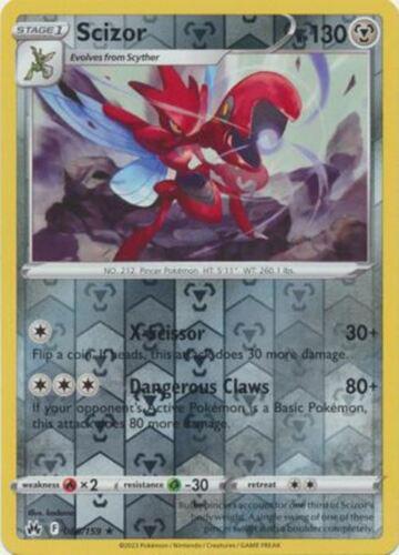 Scizor [Reverse Holo] #86 Prices | Pokemon Crown Zenith | Pokemon Cards