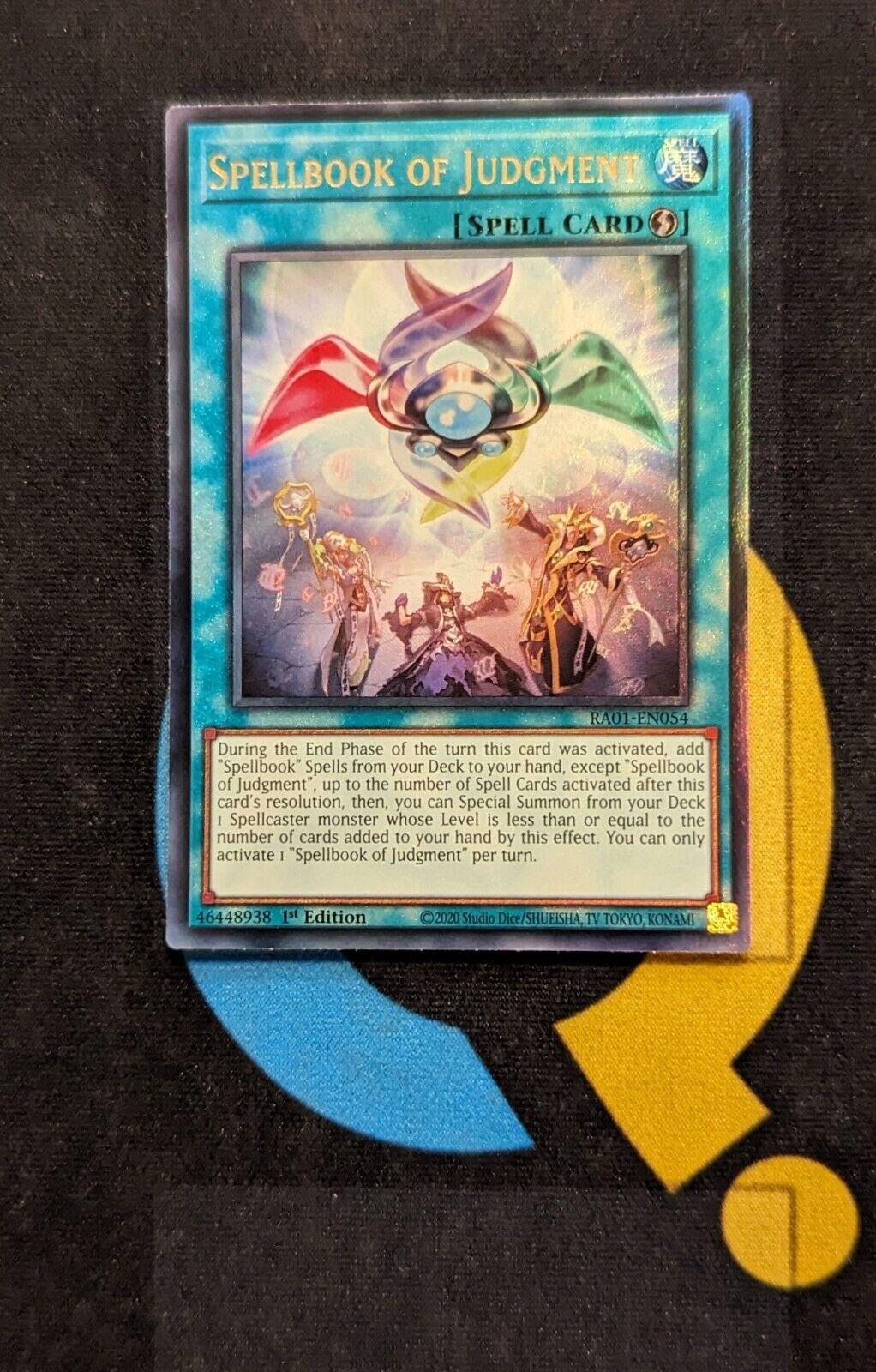Spellbook of Judgment [Ultimate Rare] RA01-EN054 Prices | YuGiOh 25th ...
