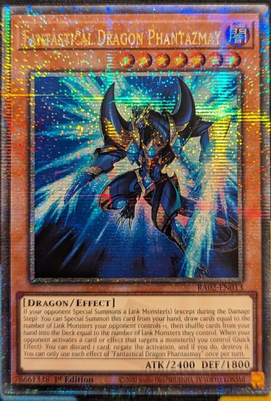 Fantastical Dragon Phantazmay [Quarter Century Secret Rare] RA02-EN013 ...