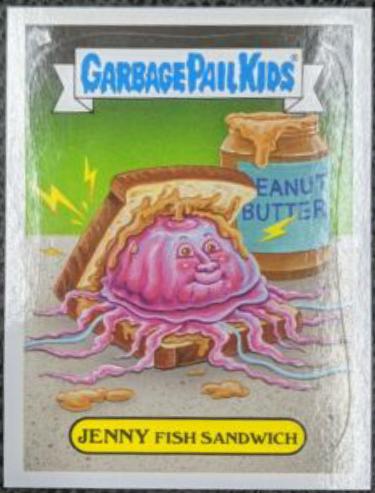 JENNY Fish Sandwich #54a Prices | 2014 Garbage Pail Kids | Garbage Pail ...