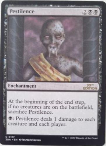Pestilence #117 Prices | Magic 30th Anniversary | Magic Cards
