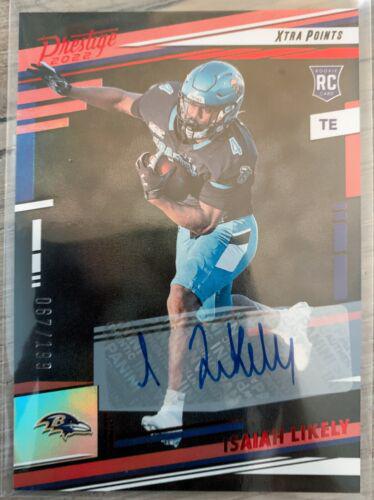Isaiah Likely [Signature Red] #340 Prices | 2022 Panini Prestige ...